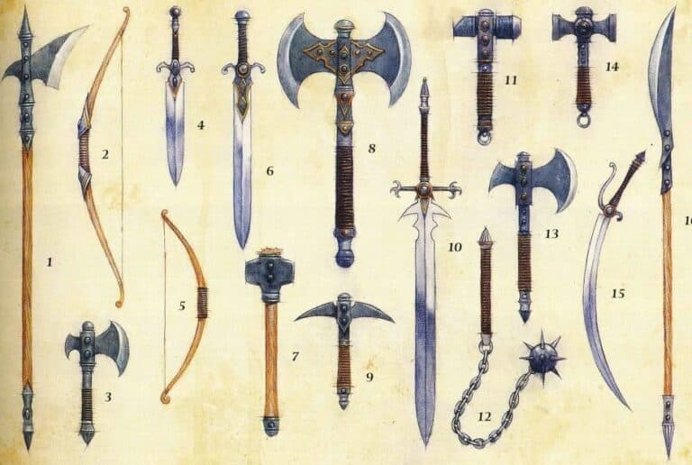 DnD Weapons Guide: How To Choose the Right Weapon for Your Style ... DnD Weapons Guide: How To Choose the Right Weapon for Your Style ...