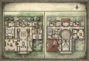 DnD Mansion Map Ideas For a Great Adventure - Explore DnD