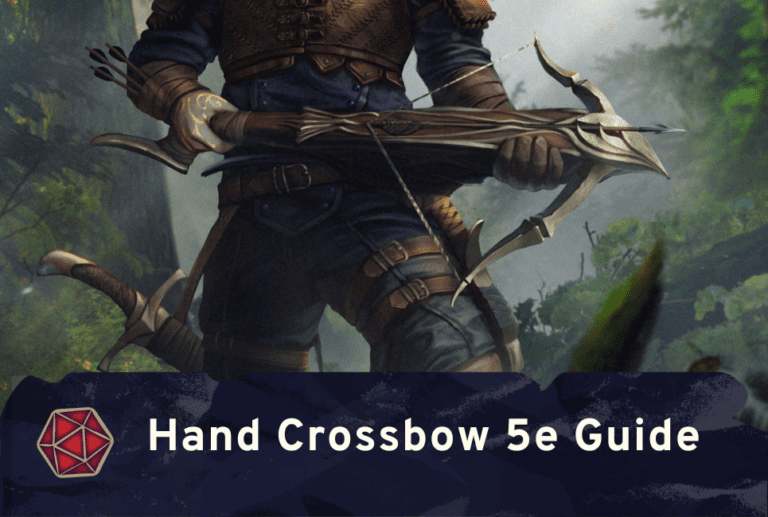 Hand Crossbow 5e Guide - For Everyone but Druids and Wizards - Explore DnD